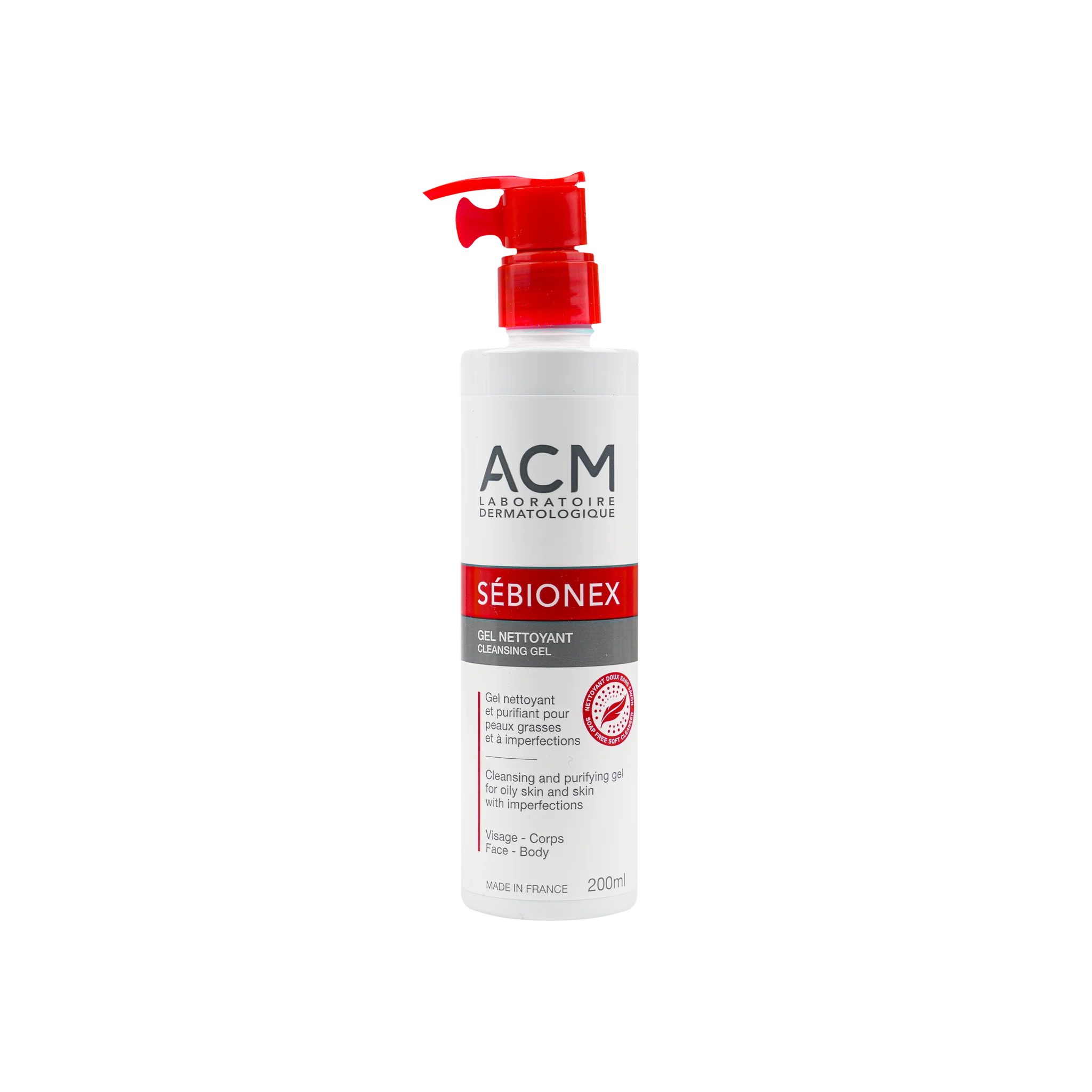 ايه سي إم سيبيونكس جل تنظيف - 200 مل الكويت ACM Sebionex Cleansing Gel ...