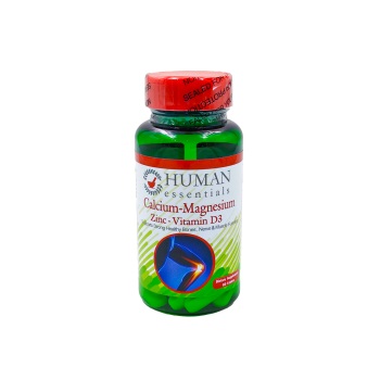 Human Essentials Calcium Magnesium Zinc+Vit-D3 60 Tablets