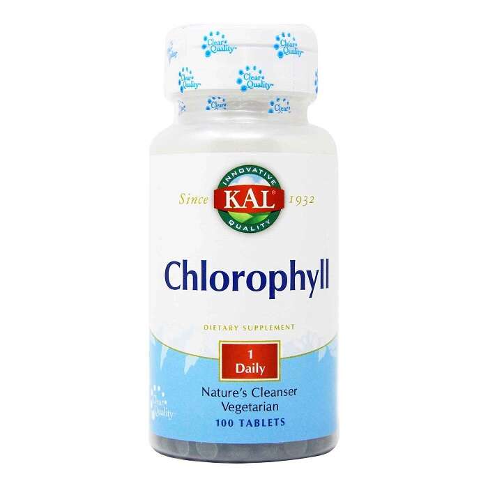 كبسولات كال كلوروفيل لتنظيف الامعاء الكويت KAL Chlorophyll 20 MG 100 ...